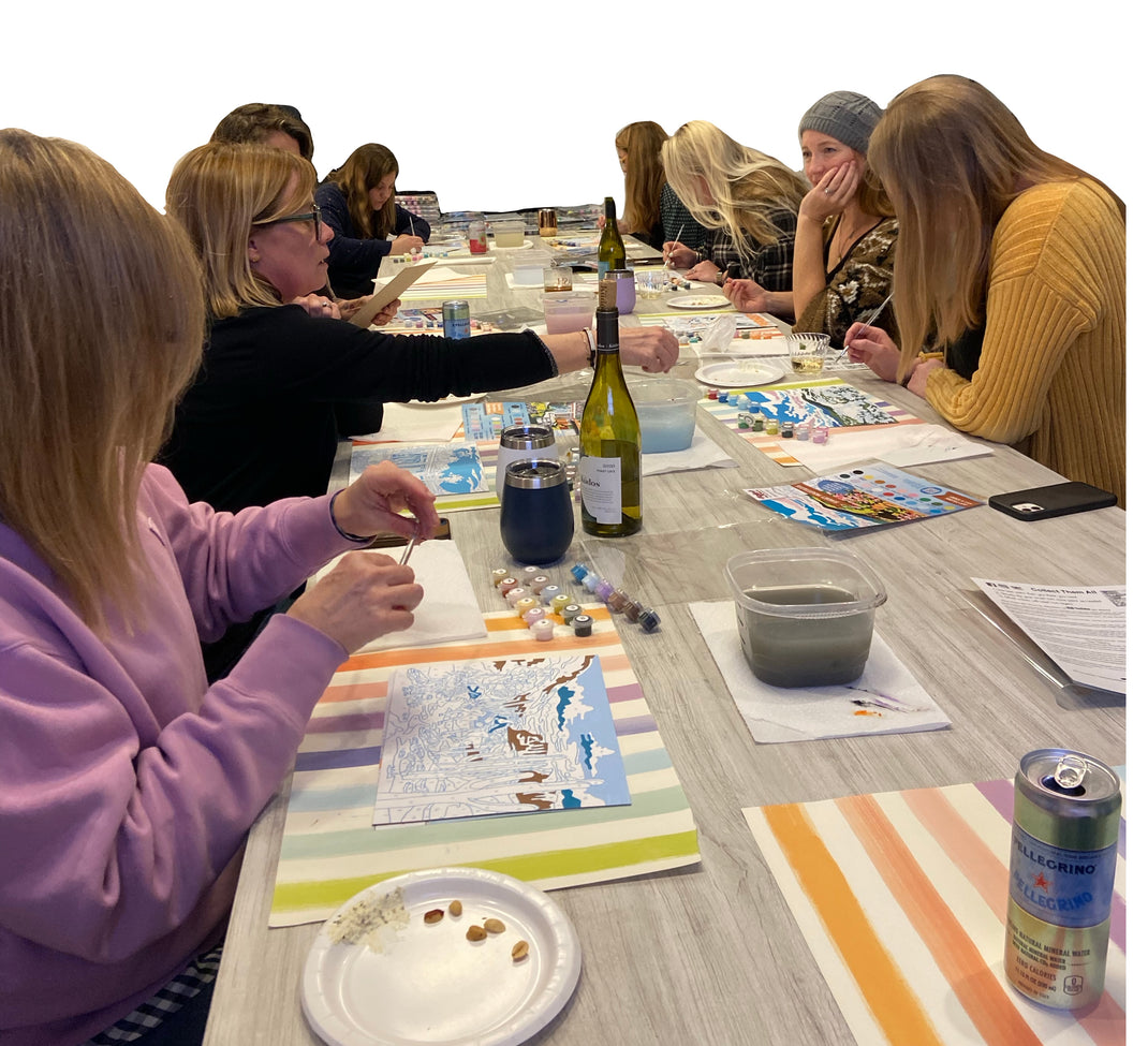 Paint by Numbers by Paint the Town by Numbers; Kits Made in Nashville ...